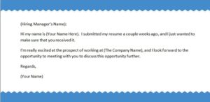 11+ Sample Follow Up Letters - Writing Letters Formats & Examples