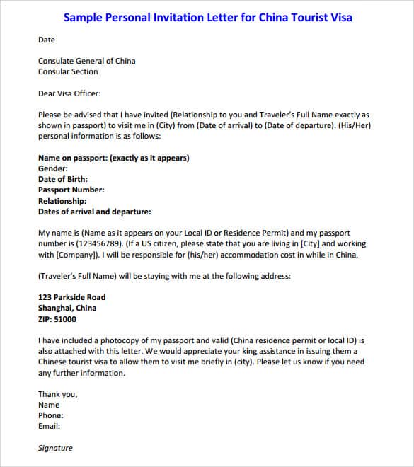 Sample Letter To Invite Someone To Visit Usa For Your Needs Letter Sample Letter To Invite Someone To Visit Usa For Your Needs Letter