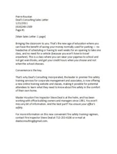 41+ Sample Sales Letters - Templates Word PDF