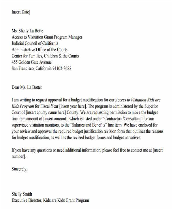  View 39 Sample Letter For Request Budget